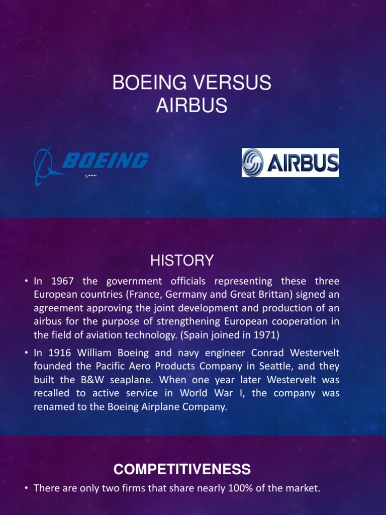 A Comparative History of Boeing and Airbus: Tracing the Development and ...