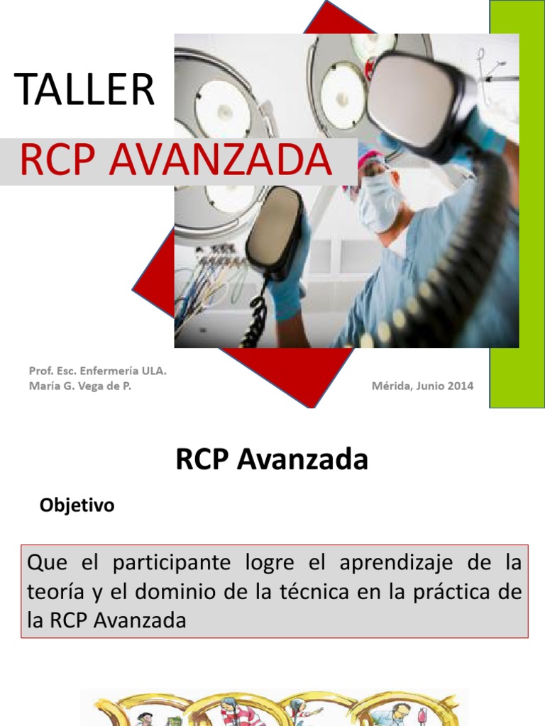 RCP Avanzada: Técnicas y Manejo | PDF | Reanimación cardiopulmonar ...