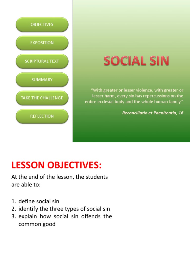08 Social Sin | PDF | Evil | Philosophical Theories