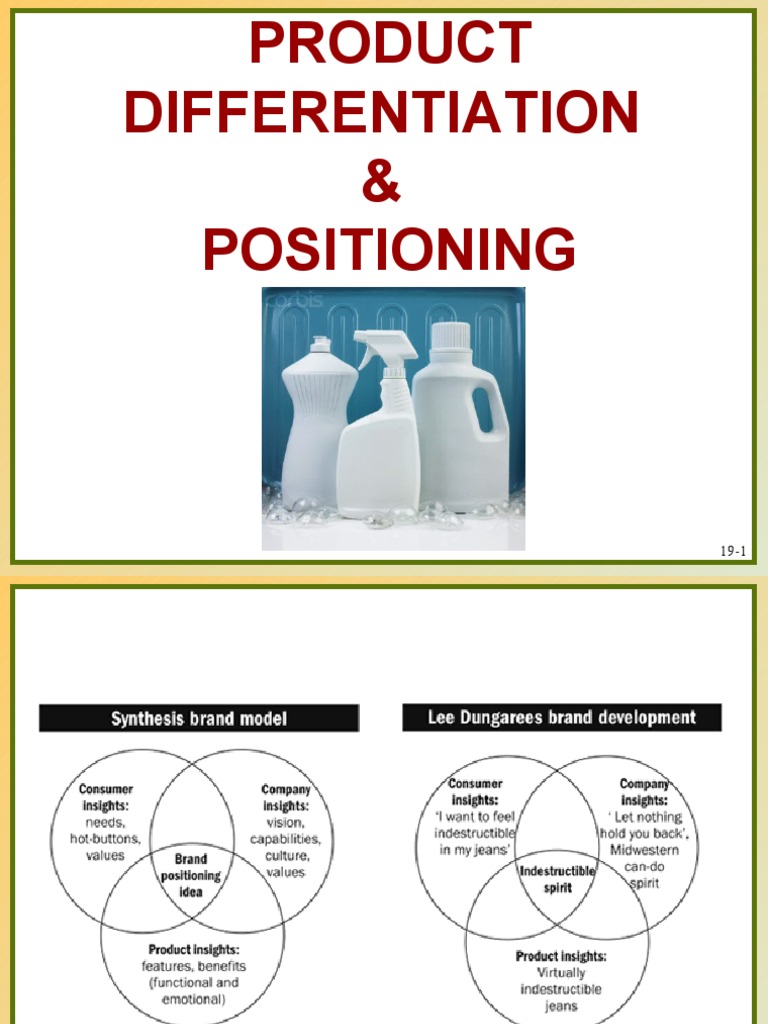 PRODUCT DIFFERENTIATION & Positioning | PDF | Brand | Marketing