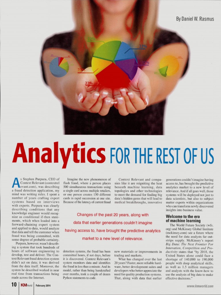 Analytics For The Rest of Us | PDF | Analytics | Predictive Analytics