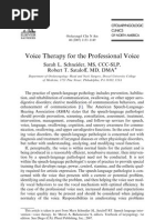 Voice Handicap Index | PDF | Psychology | Behavioural Sciences