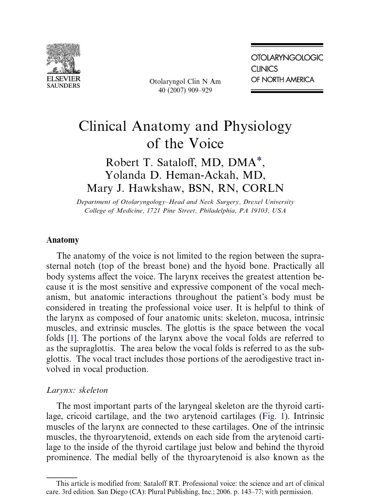 Clinical Anatomy and Physiology | Larynx | Lung | Free 30-day Trial ...