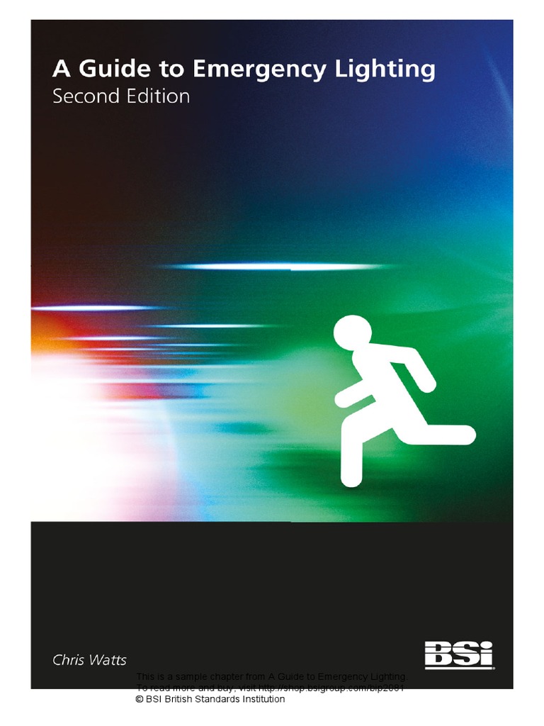 This Is A Sample Chapter From A Guide To Emergency Lighting. © BSI ...