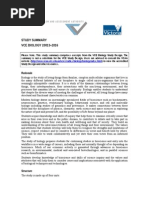 VCE Biology Study Design 2022-2026 | PDF | Methodology | Science