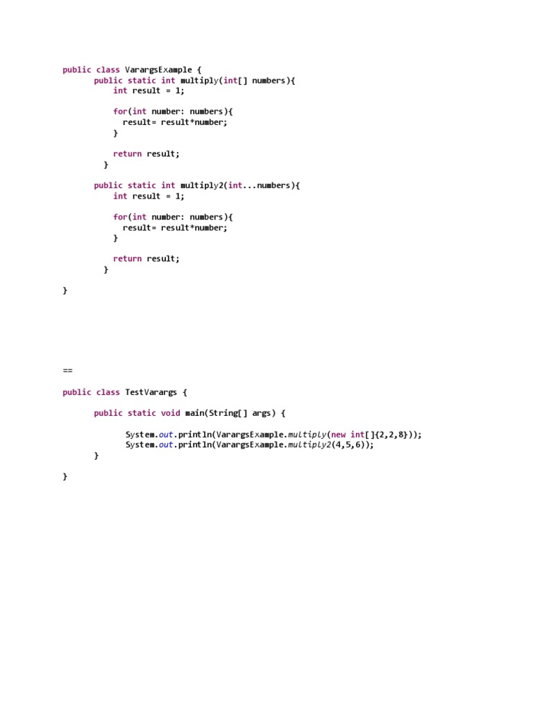 Public Class Public Static Int Int Int For Int: Out Out | PDF
