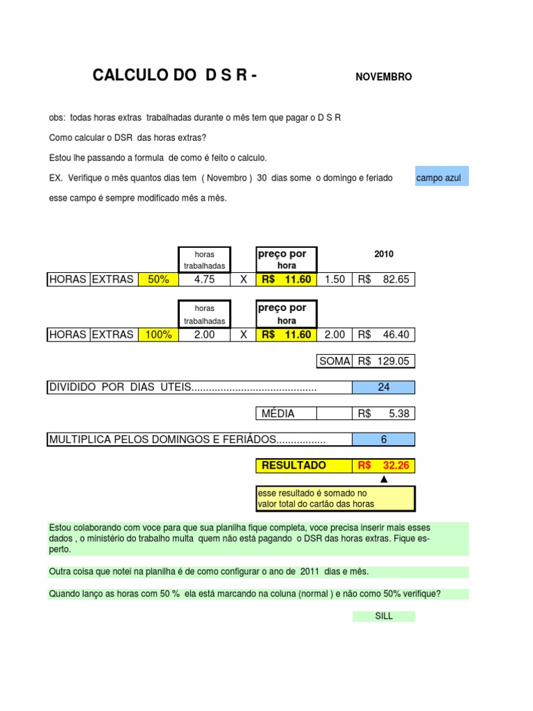 Calculo Do DSR A | PDF