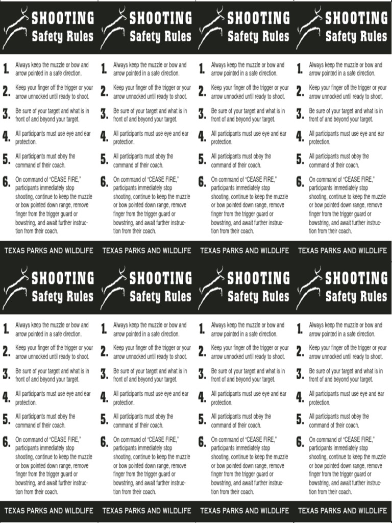Shooting Shooting Shooting Shooting: Safety Rules Safety Rules Safety ...