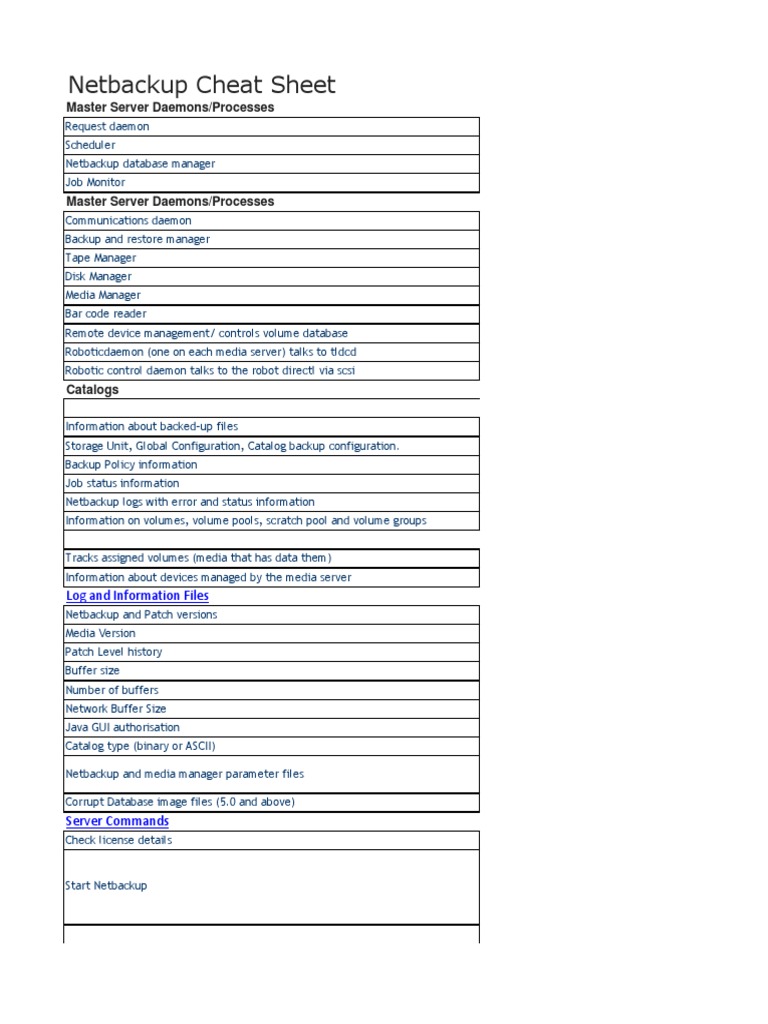 NetBackup Master Server Commands Guide | PDF | Backup | Computer File