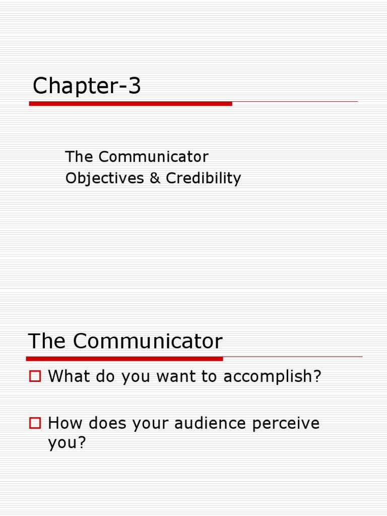 Effective Communication Strategies | PDF | Credibility | Perception