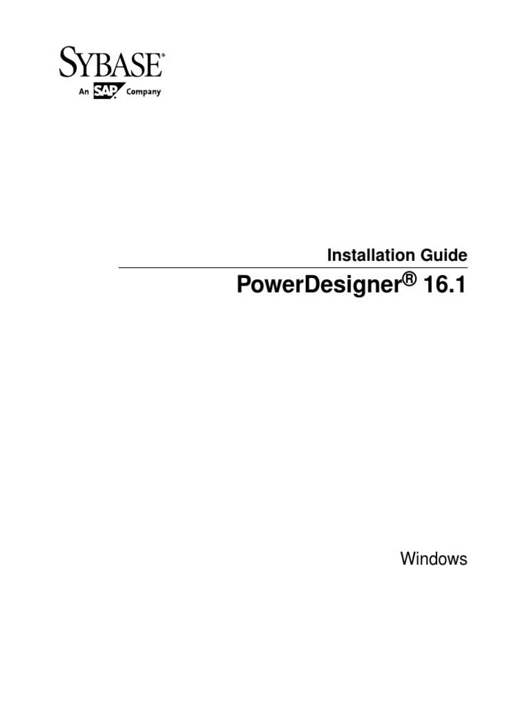 Installation Power Designer | PDF | Databases | Installation (Computer Programs)