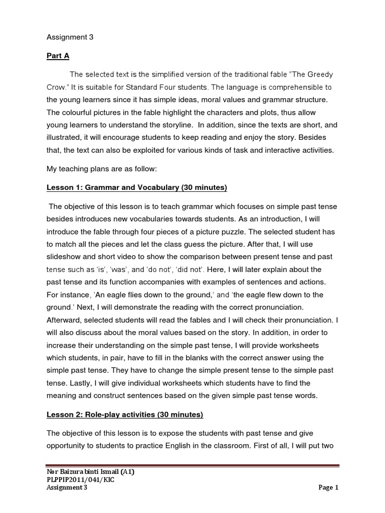 Lesson Plan (Tuesday) | PDF | Lesson Plan | Reading (Process)