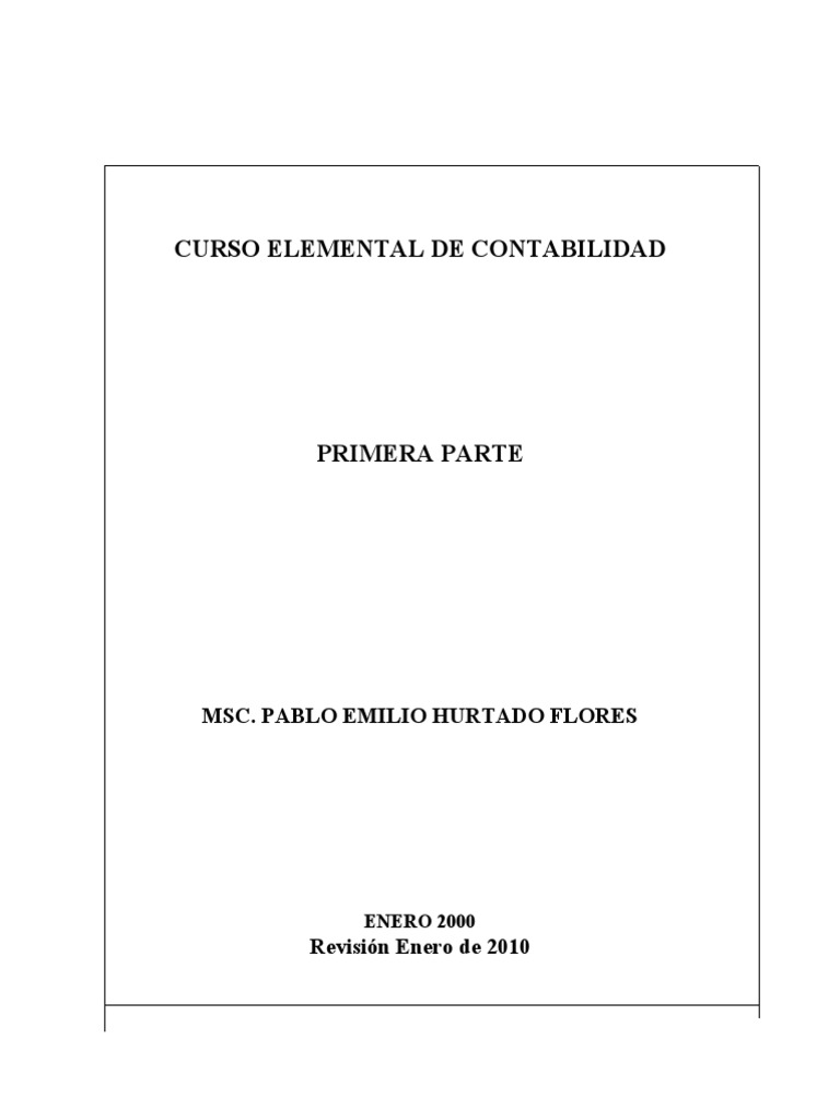 Fundamentos de Contabilidad I | PDF | Contabilidad | Depreciación