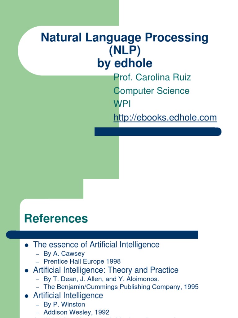Natural Language Processing | PDF | Parsing | Speech Recognition