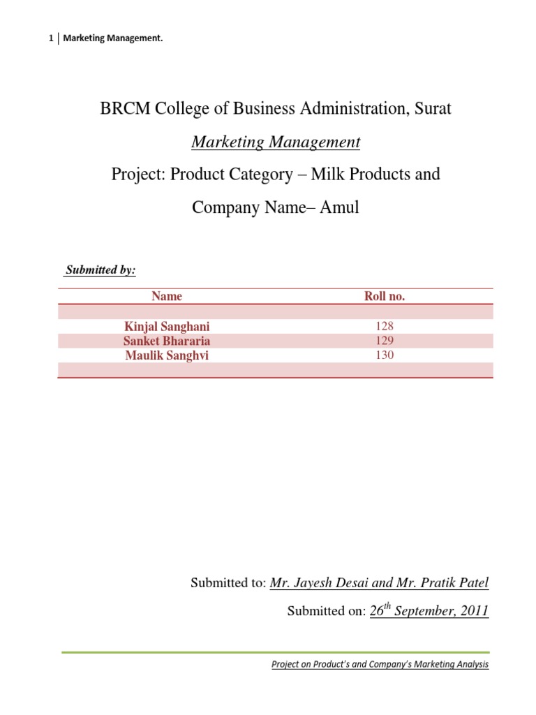 Sanket Project MP | PDF | Dairy | Behavior