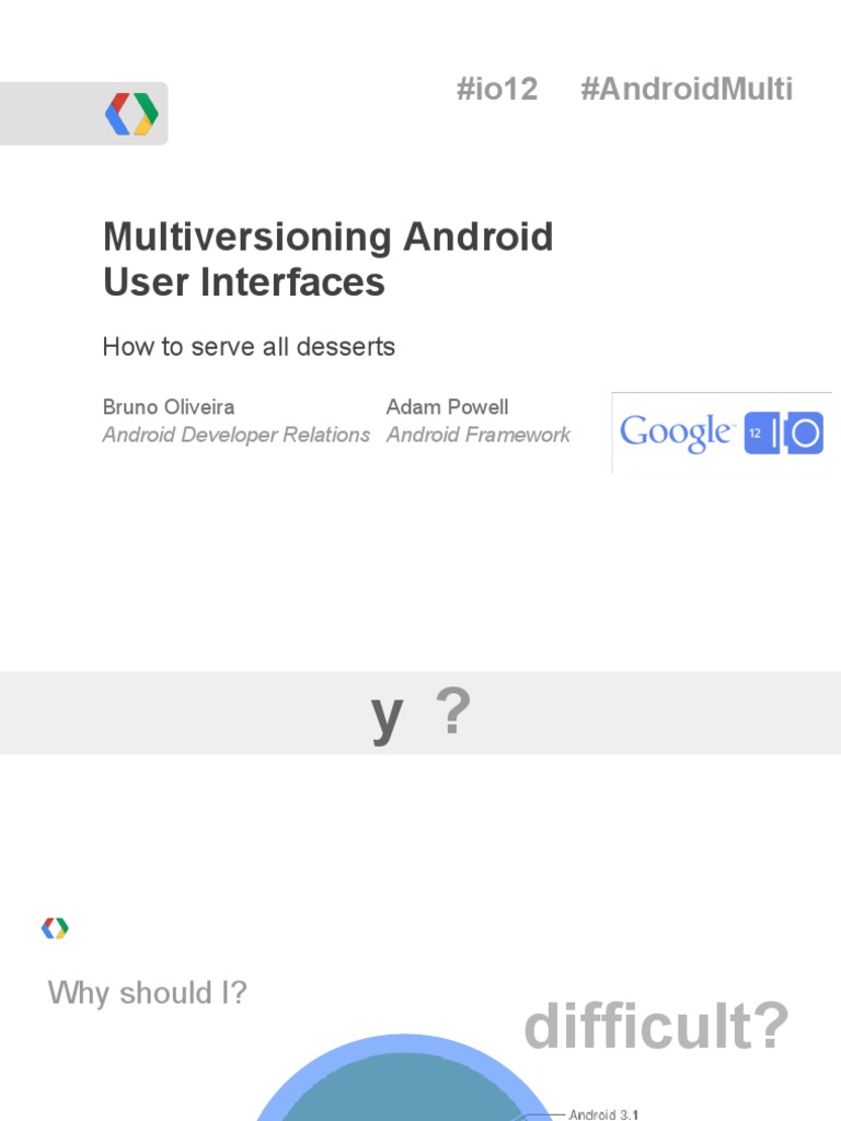 Multiversioning Android User Interfaces: A Guide to Supporting Multiple ...