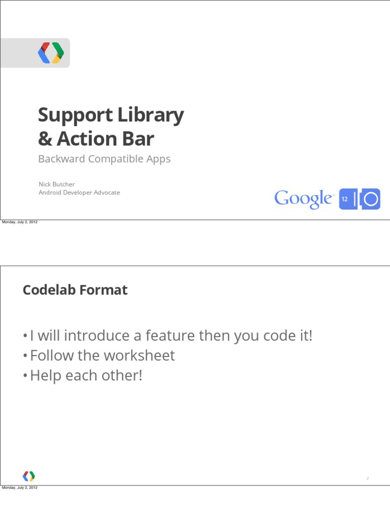 Support Library and ActionBar | PDF | Application Programming Interface ...