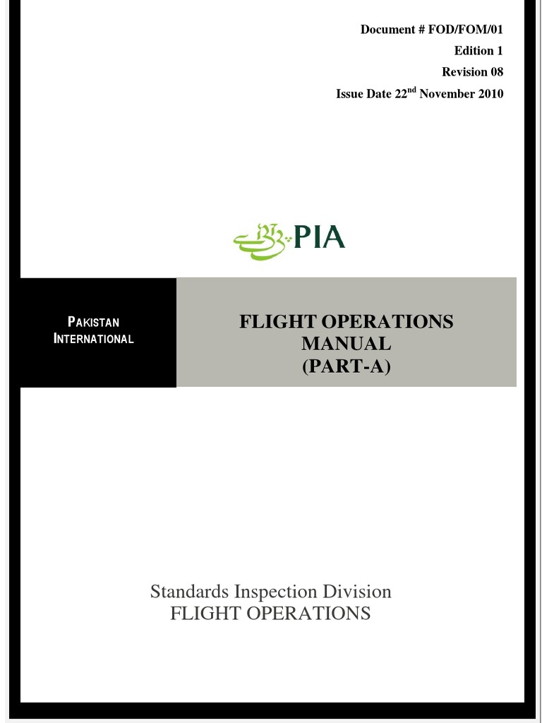 Flight Operations Manual (PART-A)