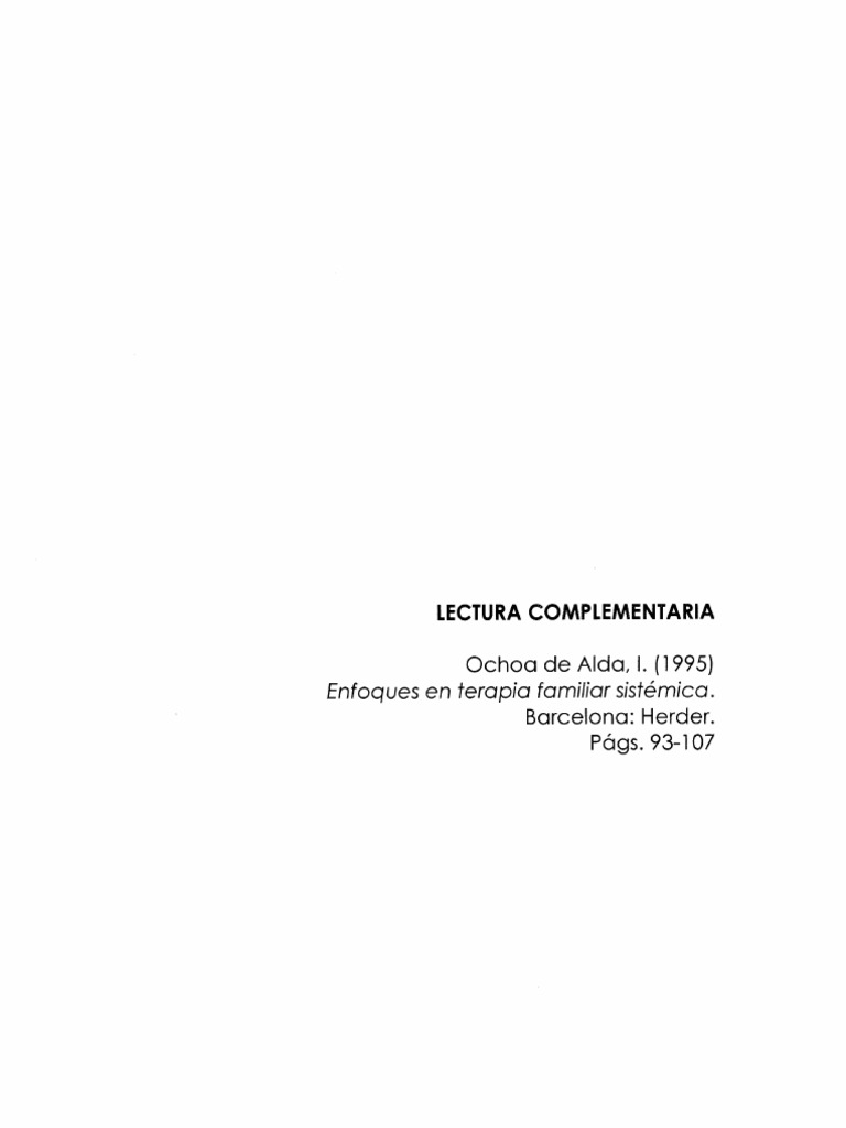 Ochoa - Preguntas de Karl Tomm | PDF