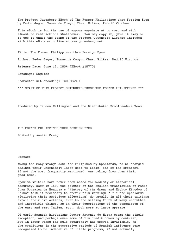 Jagor Travels in The Philippines | PDF | Nature