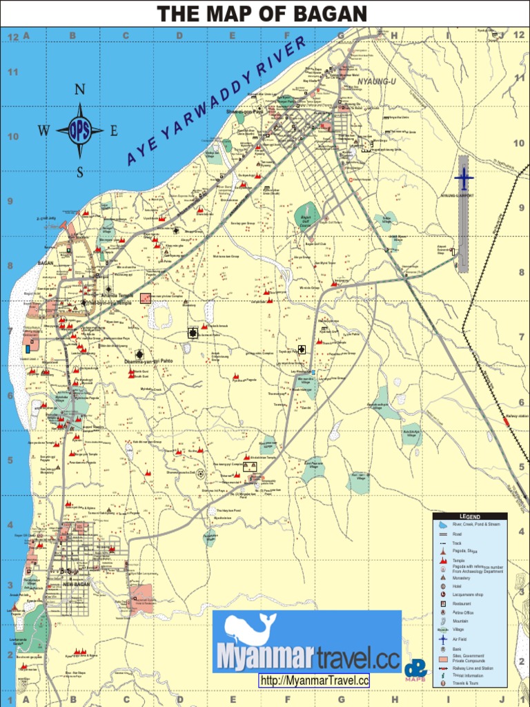 Bagan Map | PDF | Nature