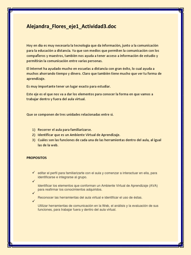 Eje1 Actv3 | PDF | Crecimiento personal y profesional