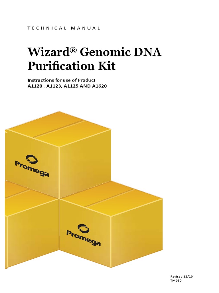 Wizard Genomic Dna Purification Kit Protocol Precipitation Chemistry