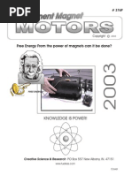 Perendev Style Magnetic Motor | PDF | Magnet | Electric Motor