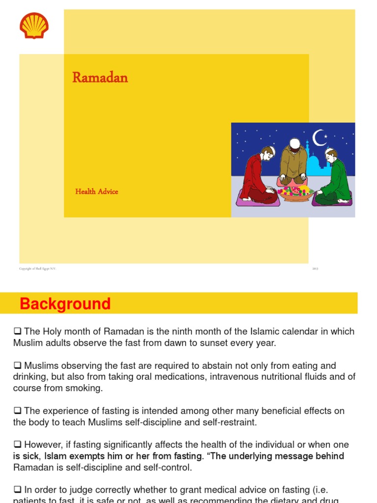 Health Tips For Ramad - 1 | PDF | Fasting | Ramadan