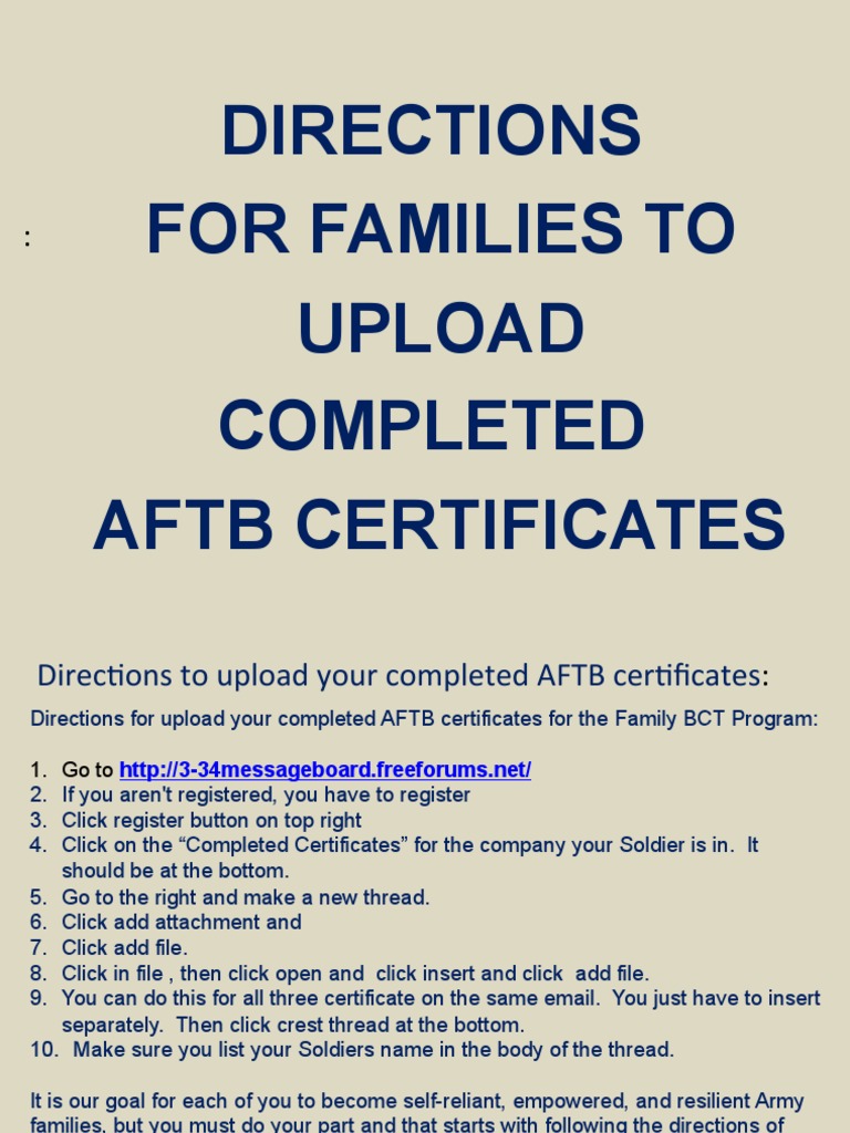 Uploading AFTB Certificates Guide | PDF | Cyberspace | Multimedia