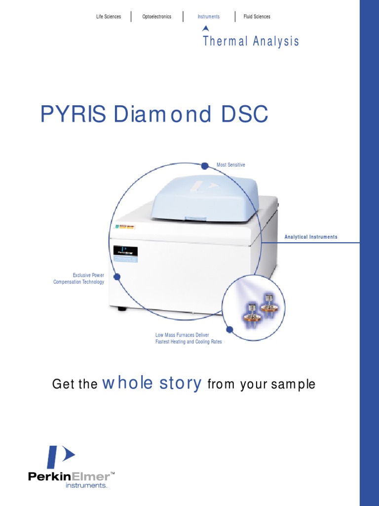 Diamond DSC Manual | PDF | Differential Scanning Calorimetry | Thermal ...