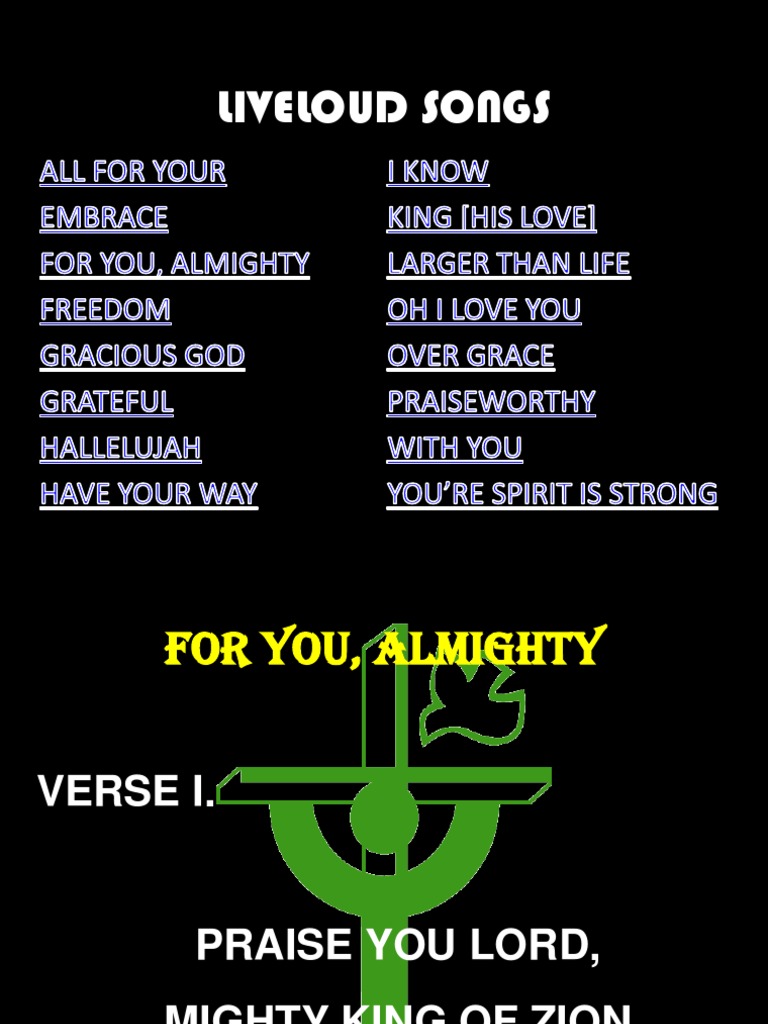 LiveLoud Worship Songs Collection | PDF