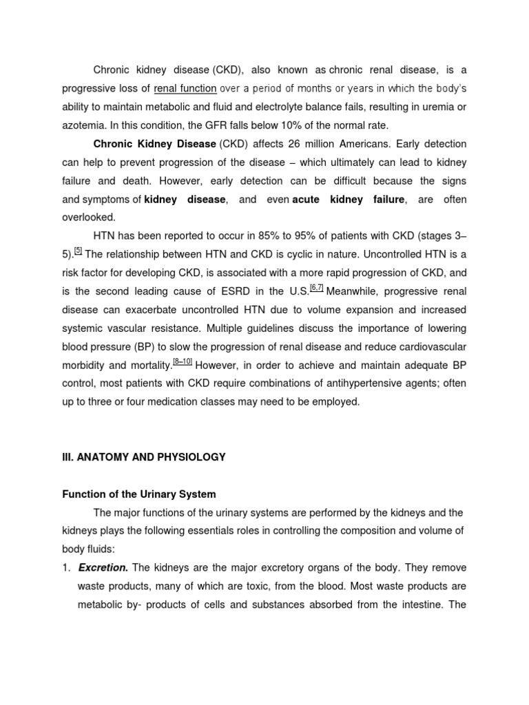 Chronic Kidney Disease Case Pres | PDF | Chronic Kidney Disease | Kidney