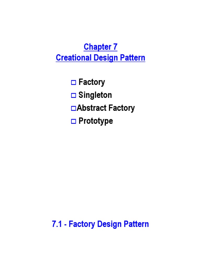 Design Patterns | PDF | Software Design Pattern | Class (Computer Programming)