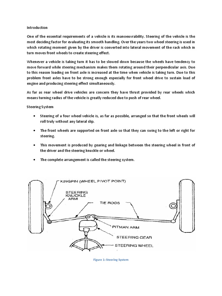 Four Wheel Steering | PDF | Steering | Wheel