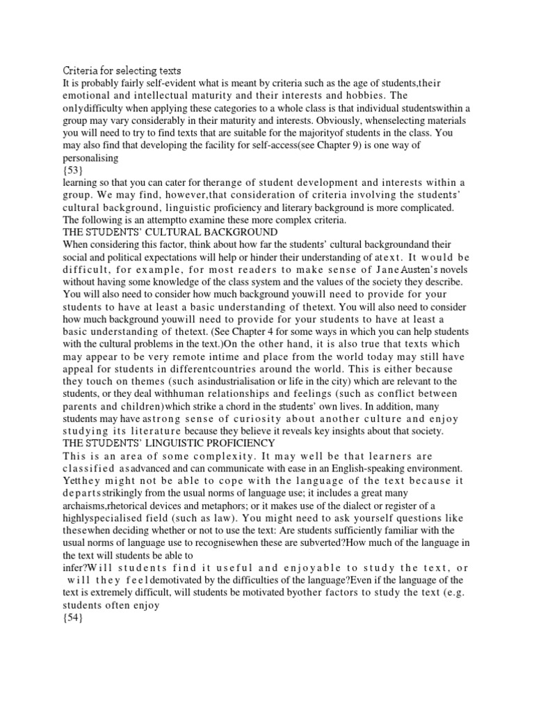 Text Selection Criteria for Educators | PDF | Semiotics | Cognitive Science