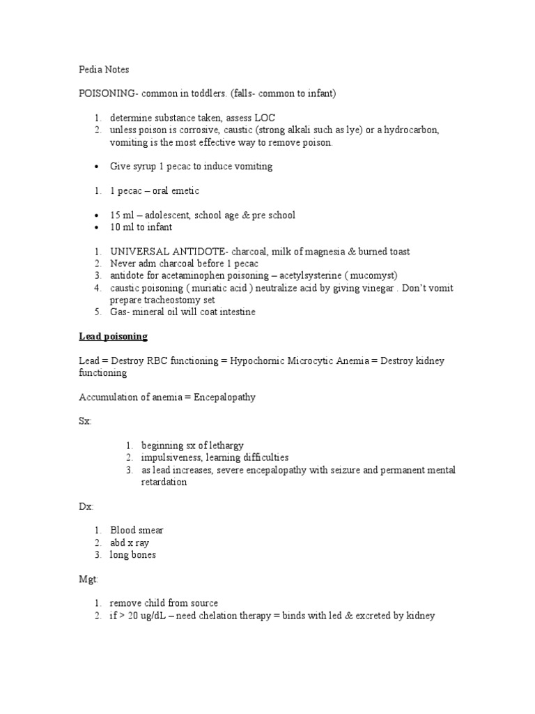 Pedia Notes | PDF | Anatomical Terms Of Motion | Scoliosis