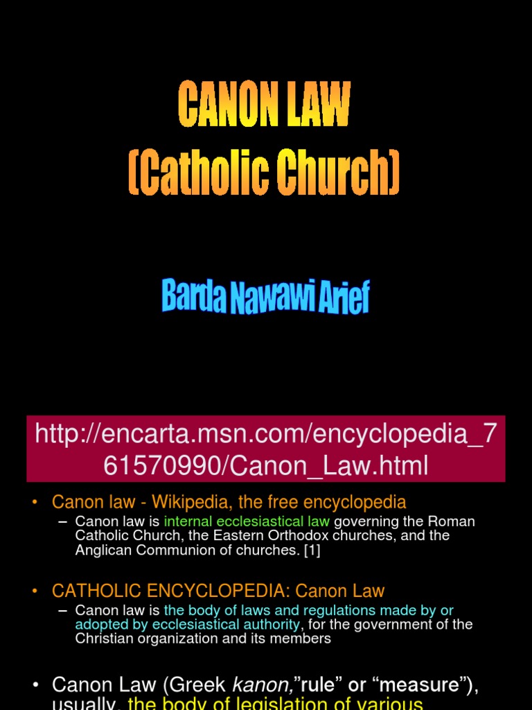 Canon Law | PDF | Canon Law | Catholic Church