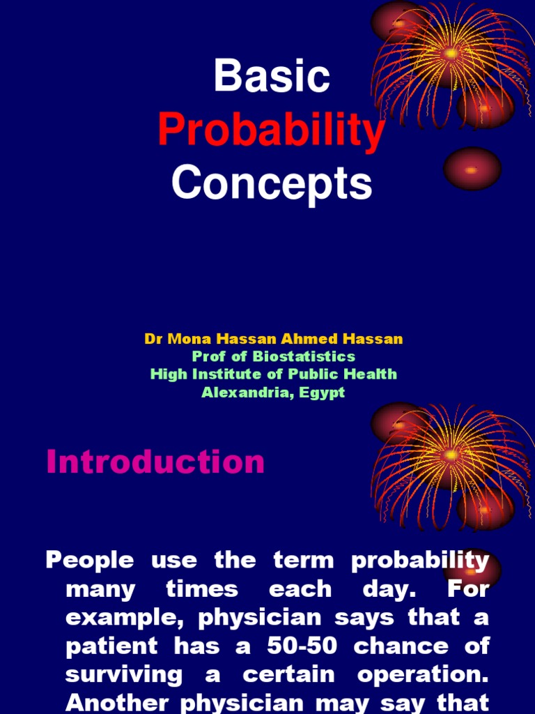 Basic Concepts: Probability | PDF | Probability | Probability And Statistics