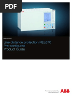 REF 615 Relay Manual | PDF | Electrical Engineering | Electromagnetism