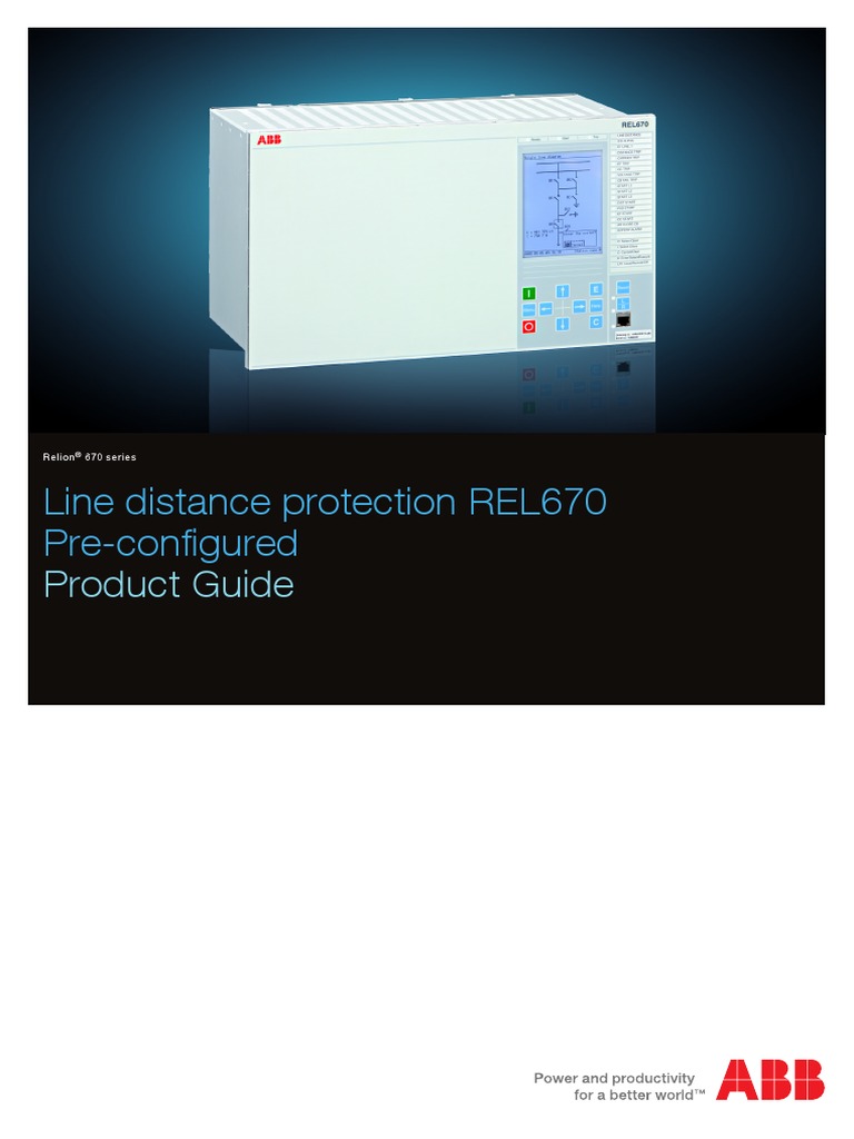 Rel670 Manual | PDF | Electric Power System | Transformer
