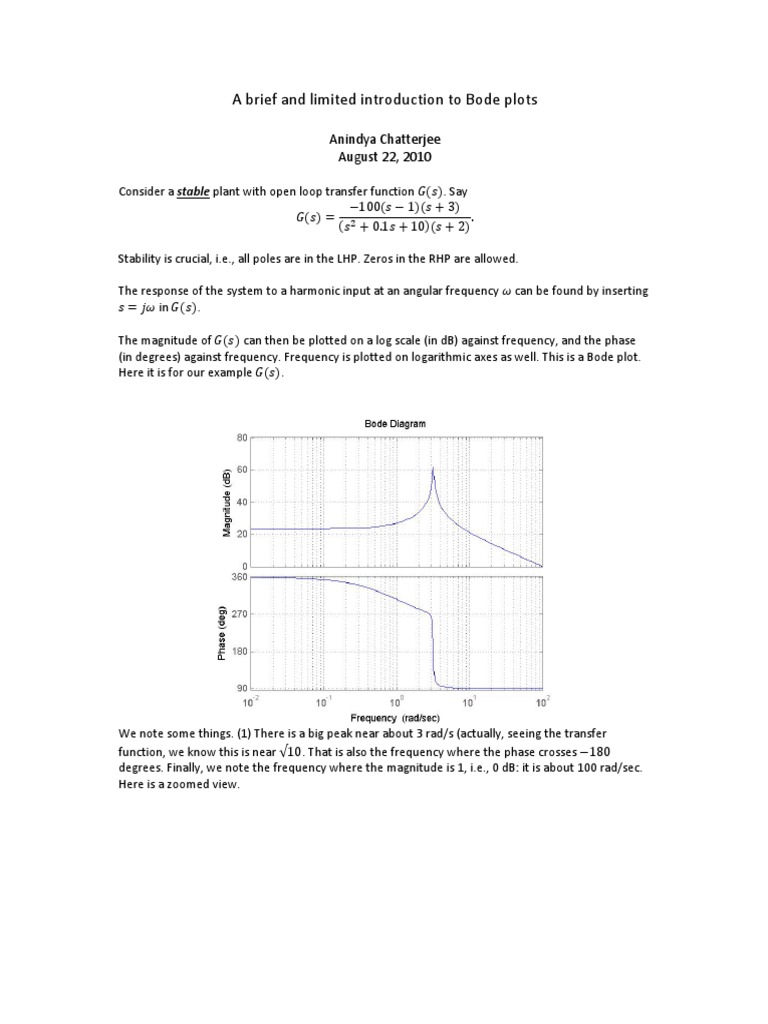 Bode Plot | Download Free PDF | Electronic Circuits | Electrical Engineering