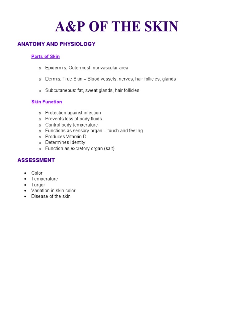 SkinA P | PDF | Wellness