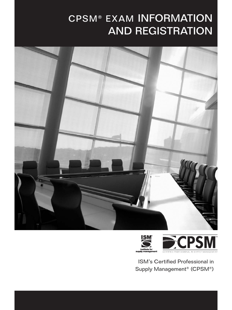 CPSM Exam | PDF | Test (Assessment) | Strategic Management