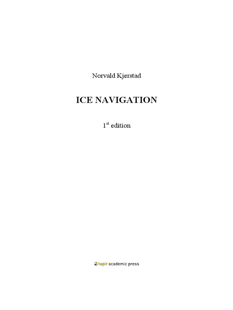 Ice Navigation | PDF | Northwest Passage | Arctic Ocean