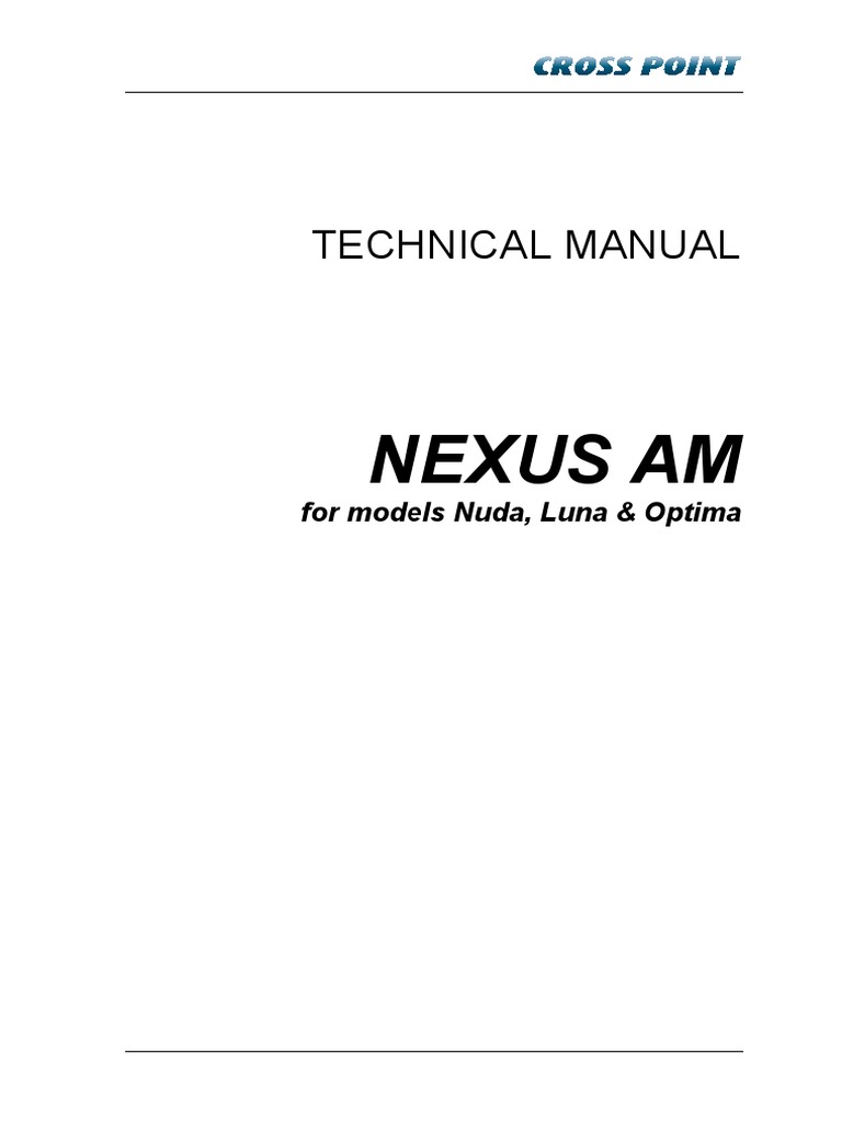 1-Technical Manual NEXUS AM v1.1 | PDF | Power Supply | Electrical ...