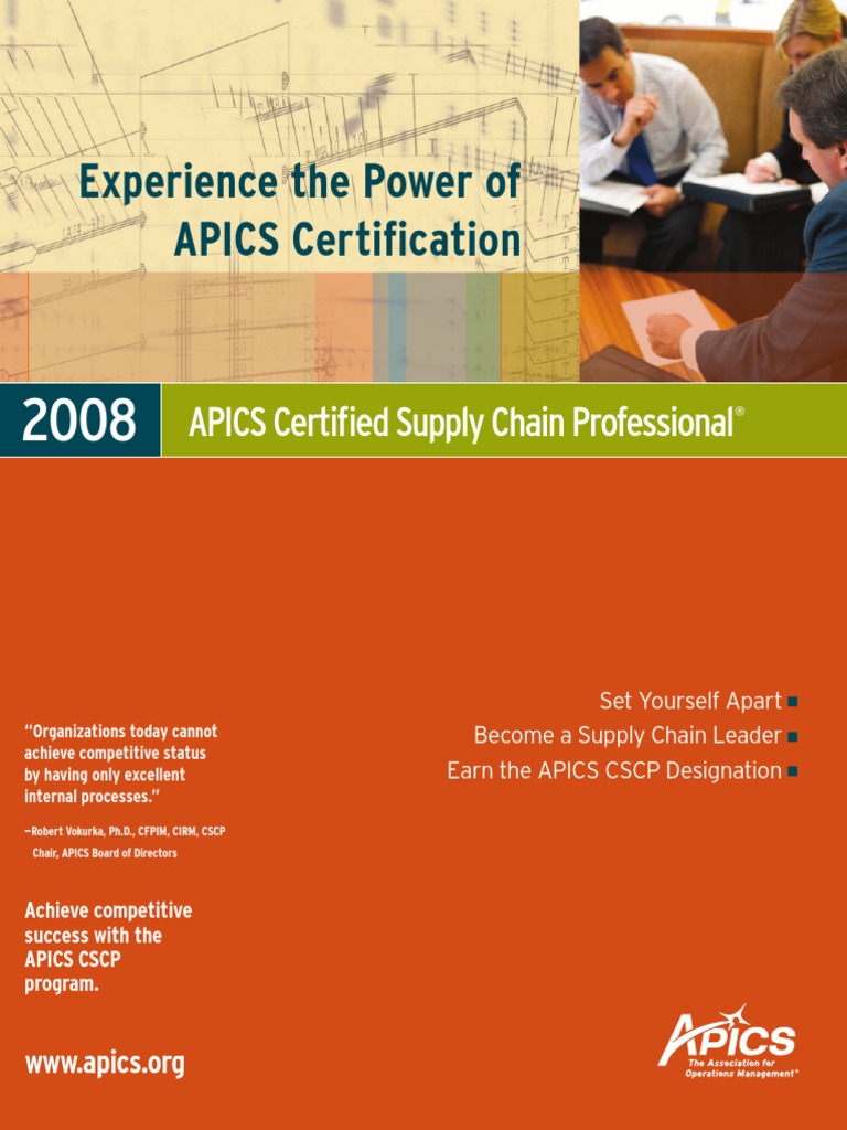 Apics Manual | PDF | Supply Chain Management | Supply Chain