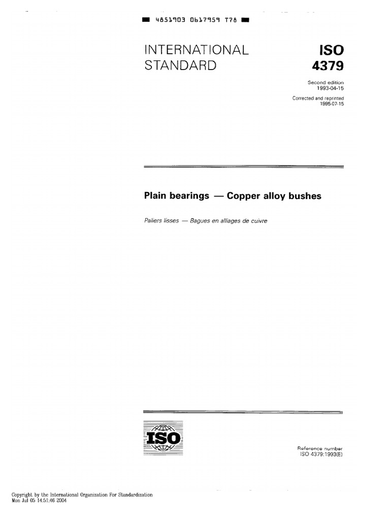 Iso 4379-1993 | PDF
