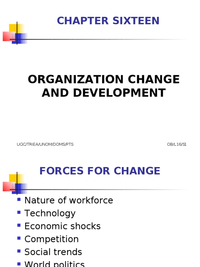Organizational Change and Development | PDF | Change Management ...