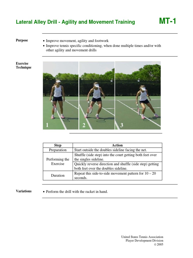 Tennis Exercises For Agility | PDF | Sports & Recreation